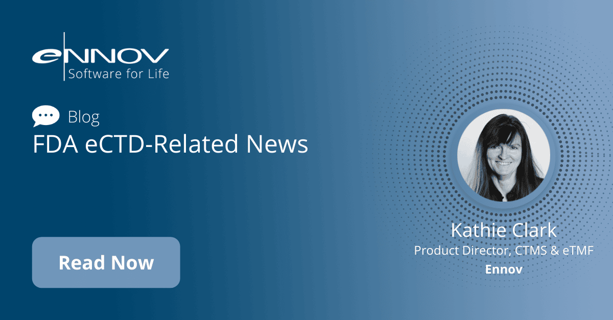 FDA eCTD-Related News