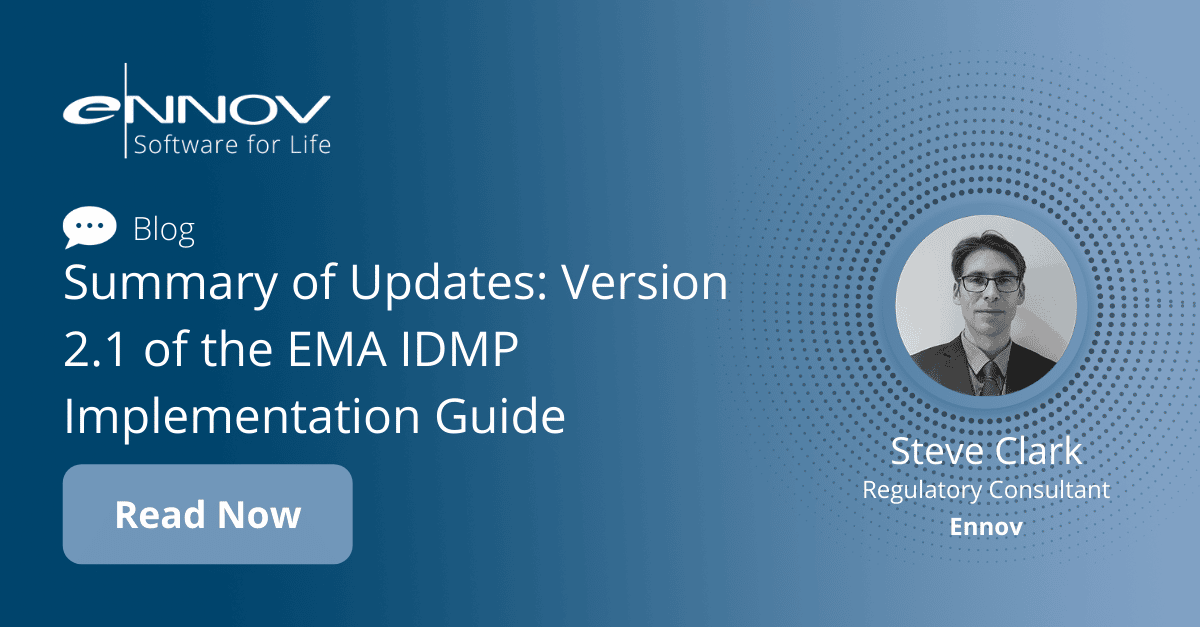 Summary of Updates: Version 2.1 of the EMA IDMP Implementation Guide