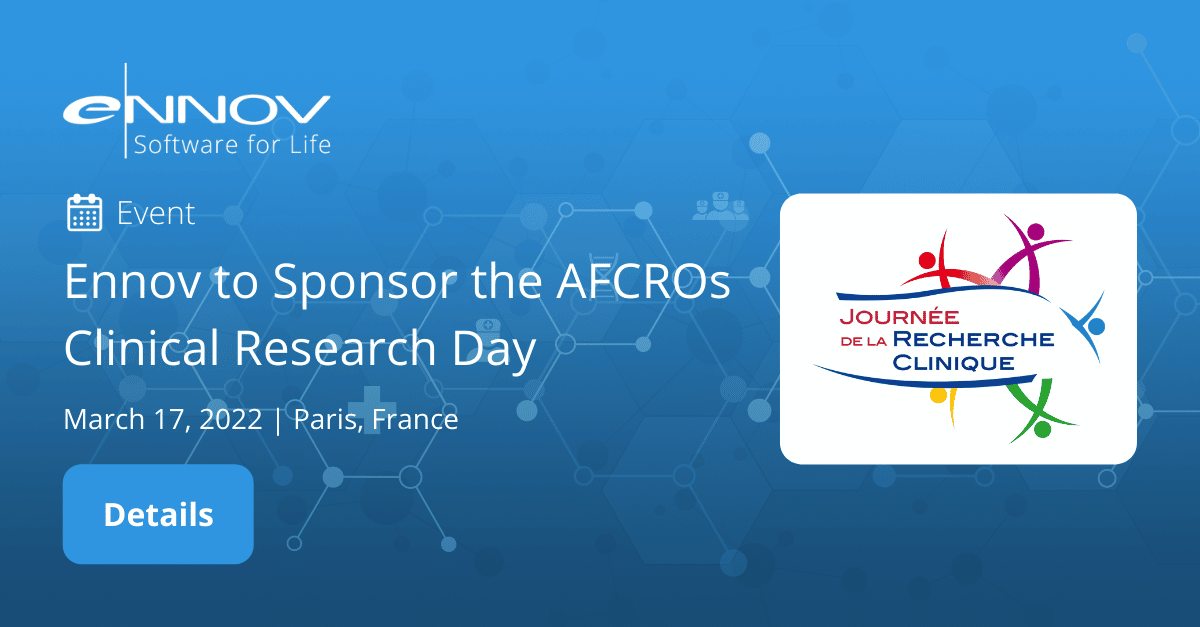 Ennov to Sponsor the AFCROs Clinical Research Day