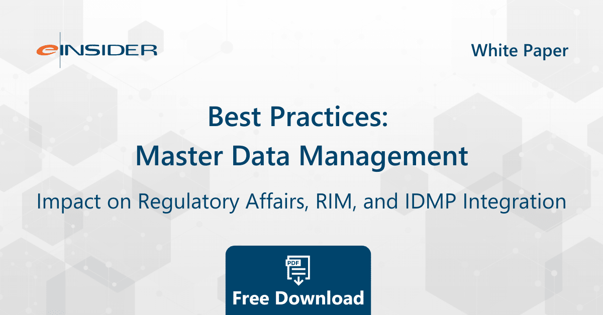Best Practices: Master Data Management Impacts on Reg. Affairs