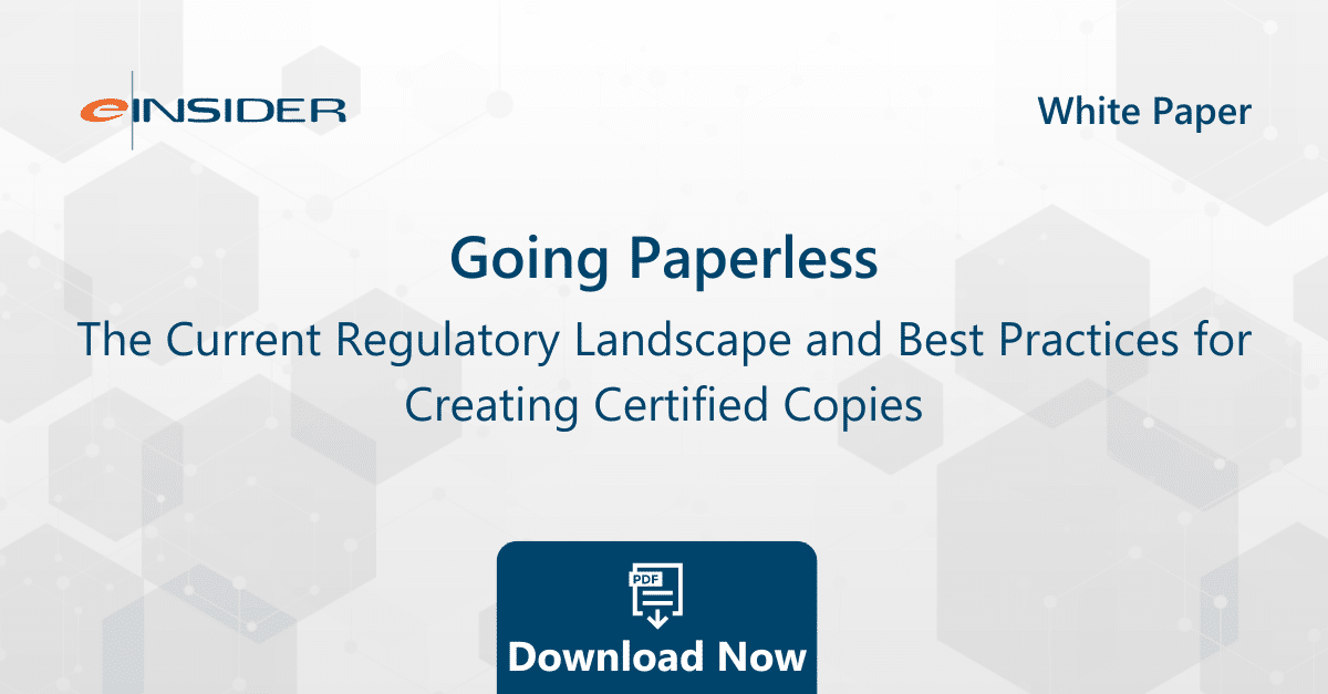Going Paperless: Best Practices for Creating Certified Copies