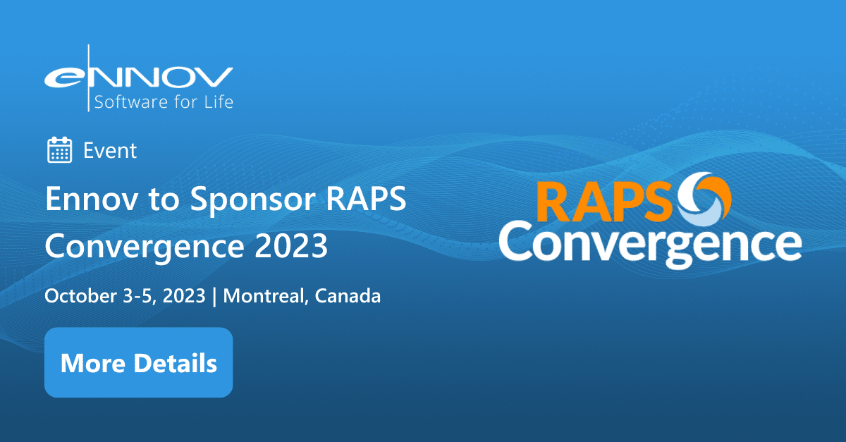 Ennov to Exhibit at RAPS Convergence 2023